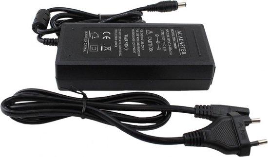 Led strip adapter 240 Watt - 24V / 10A - Stevige kunstof behuizing ...
