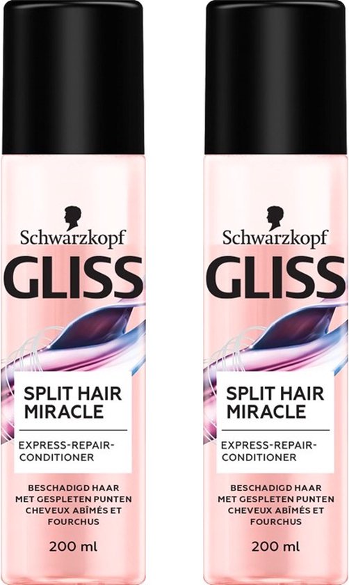 Gliss Split Ends - Miracle Anti-Klit Spray - 2 x 200 ml | bol