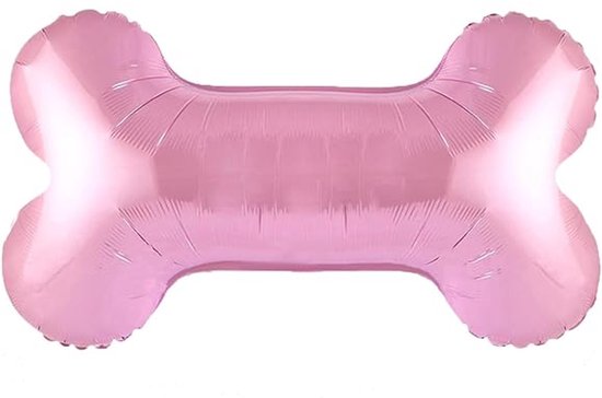 Grote folie ballon in de vorm van een honden bot roze - folie - ballon ...