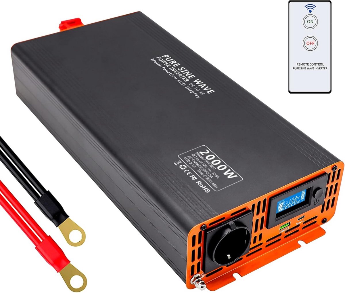 Elysium - Spanningsomvormer - Omvormer 110V Naar 220V - Spanningsomvormer 110 230 Volt... | bol