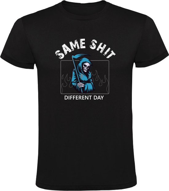 Same shit different day Heren t-shirt| reaper | horror | hakbijl ...