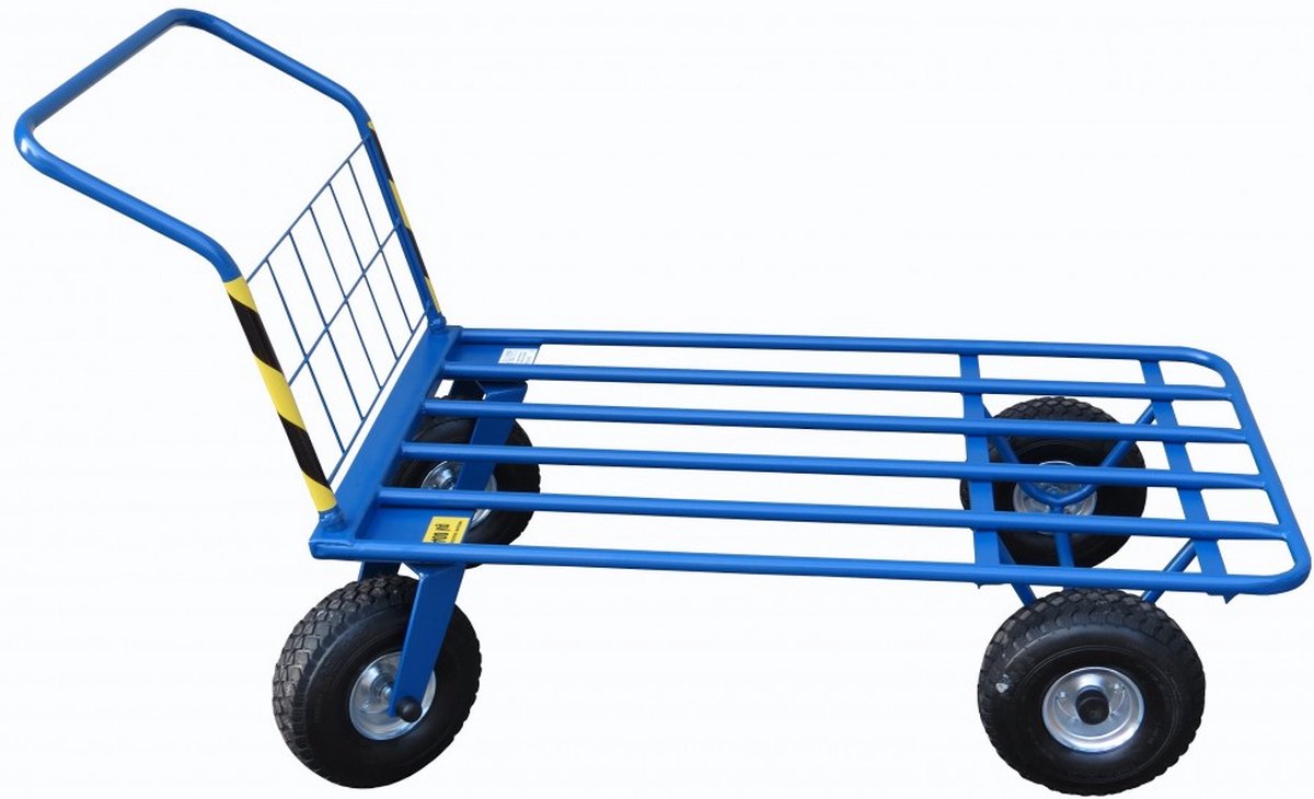 Power Tower Plateauwagen XL 1470 mm met grote luchtbanden en open ...