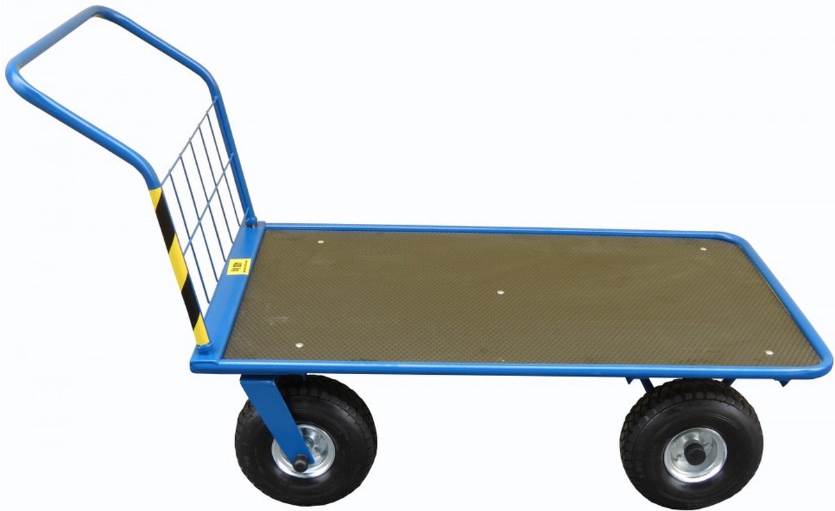 Power Tower Plateauwagen XL 1470 mm met grote luchtbanden en dicht ...