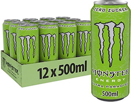 Monster Energy Ultra - Ultra Paradise Energy Drink - Pre Workout - 12 ...