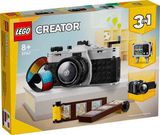 LEGO 31147 Creator 3in1 Retro fotocamera Set met TV en Videocamera | bol