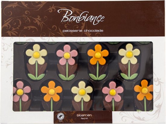Bonbiance Chocolade bloemen 520 gram | bol