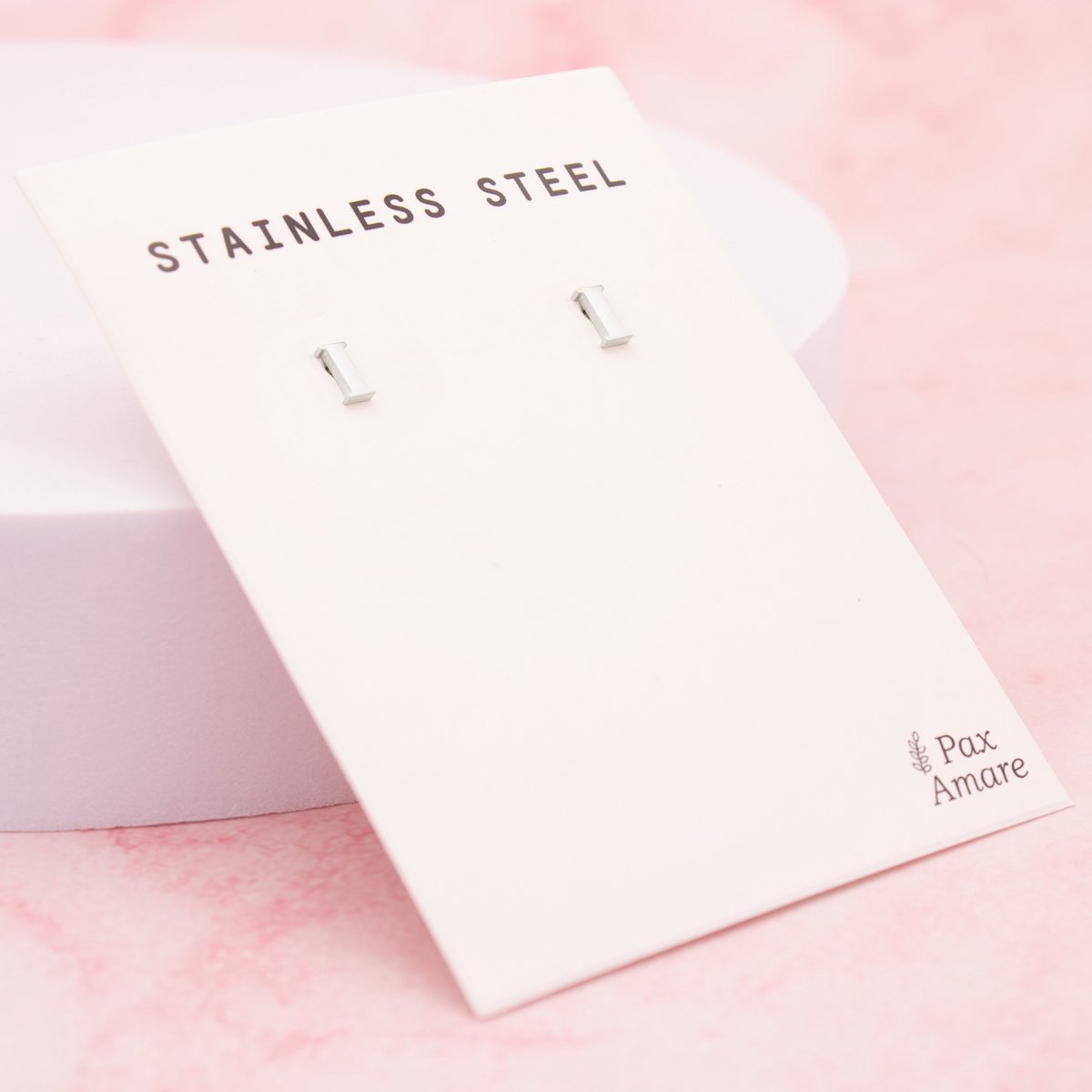 Initiaal Oorbellen met Letter I Zilverkleurig - Naam Sieraad Cadeau ...