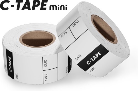 C-Tape Camera Labels 25mm Wit (ca.80st.) | bol