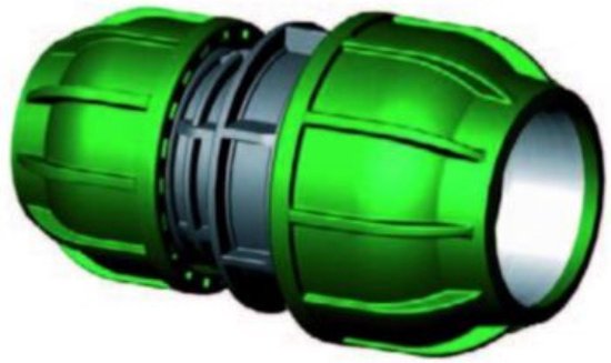 Tyleen PP klemkoppeling 40 x 32mm | bol