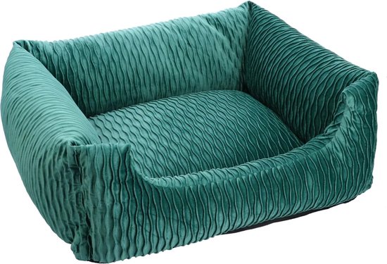 Adori Mand Lahore - Hondenmand - Groen - 78x65x30cm - Comfortabel | bol