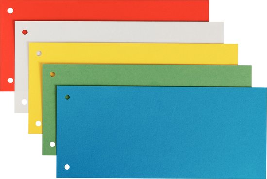 Leitz Scheidingsblad - 25 St/Pak - Karton - 240 x 105 mm - Oranje Wit ...
