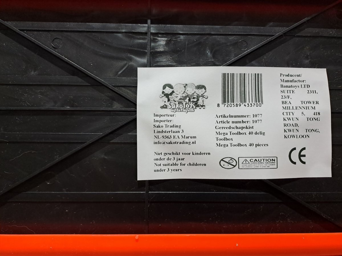 Gereedschapskist Mega Tool Box 40 delig, Speelgoed gereedschapskist | bol