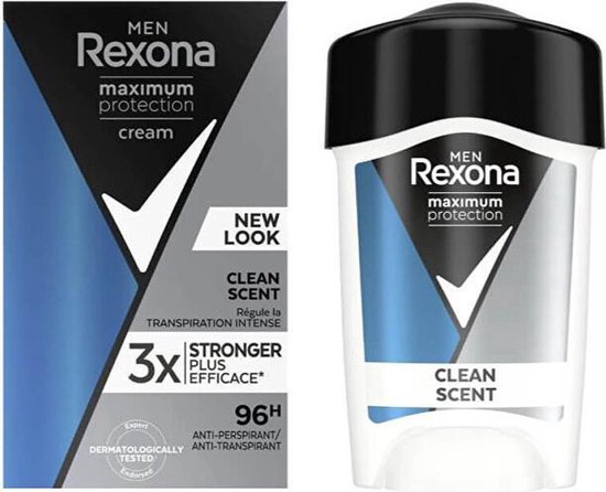 Rexona Men Maximum Protection - Deodorant - Stick - Clean Scent - 45ml ...