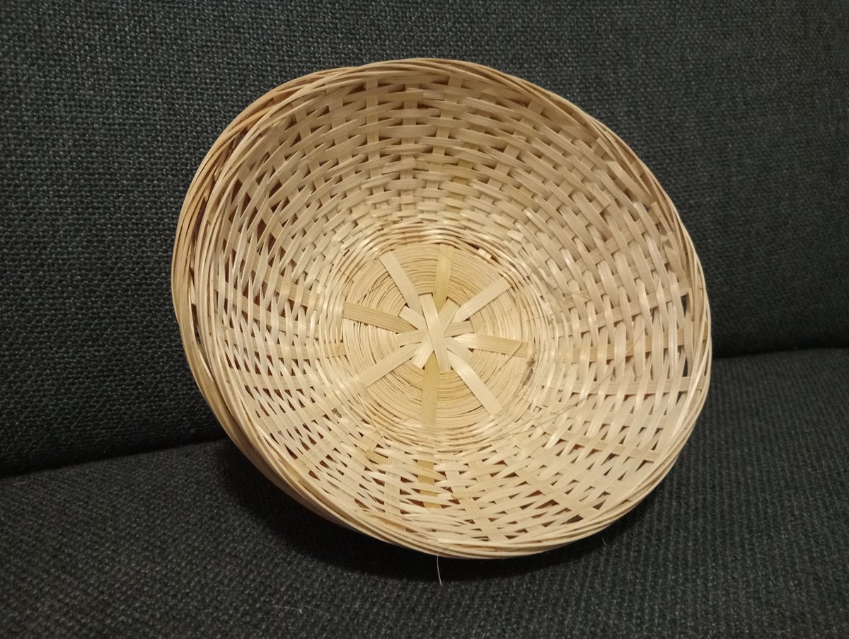 Rieten Mandjes - Set van 3 stuks - Ronde Broodmandjes - 23 cm x 8 cm ...