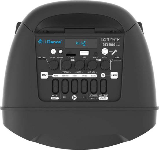 iDance Audio DJX800 MK3 Partybox bluetooth speaker met opname functie | bol