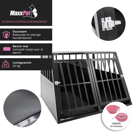 MaxxPet AutoBench voor Hond - Transportbench - Hondenbench voor ...