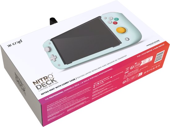 CRKD Nitro Deck - Nintendo Switch Controller - Limited Edition - Retro ...