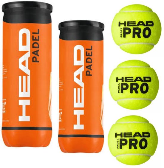 Head Padel Pro - Paddelballen- Padel - World Padel Tour Ballen- 1 blik ...