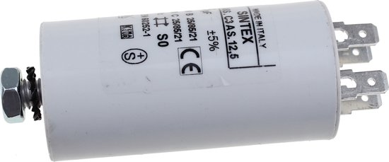 WHIRLPOOL - CONDENSATOR 12.5 ΜF 450 V - 481912118282 | bol