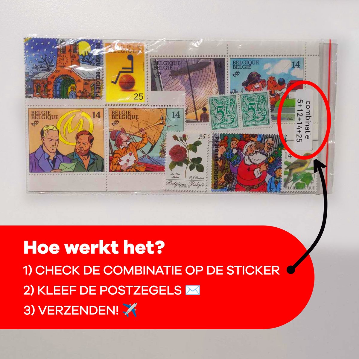 Bpost - pakket van €100 postzegels - 30% goedkoper verzenden | bol.com