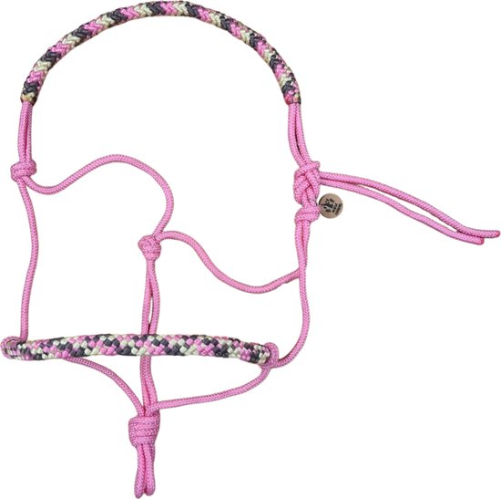 Horse Charms Touwhalster Deluxe 'Sweet Pink' - Cob | bol