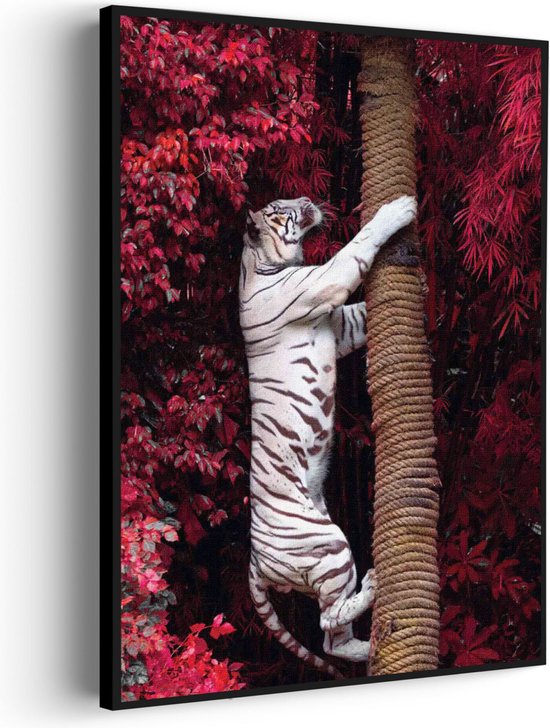 Akoestisch Schilderij De Witte Tijger Rechthoek Verticaal Pro M (60 X ...