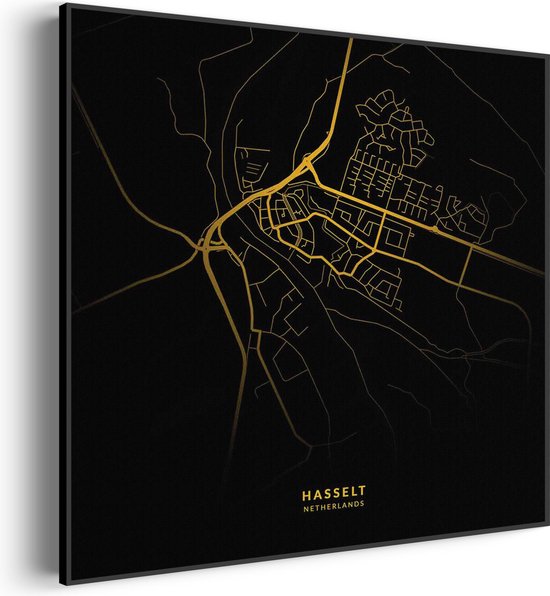 Peinture Acoustique Hasselt Plan D'Étage Zwart Carré Pro M (65 X 65 CM ...