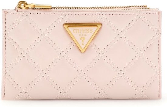 Guess Giully SLG Medium Zip Around Dames Portemonnee - Light Rose - One ...
