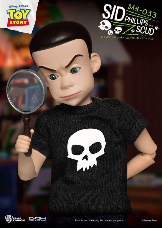 Disney: Toy Story - Sid Phillips with Scud 1:9 Scale Action Figure | bol