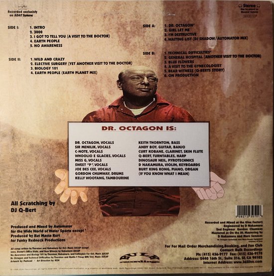Dr. Octagon – Dr. Octagon 2-Lp, Dr. Octagon | Muziek | bol.com