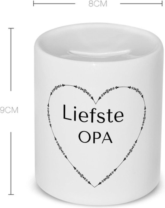 Akyol - liefste opa Spaarpot - Opa - de liefste opa - verjaardag - cadeautje voor opa... | bol