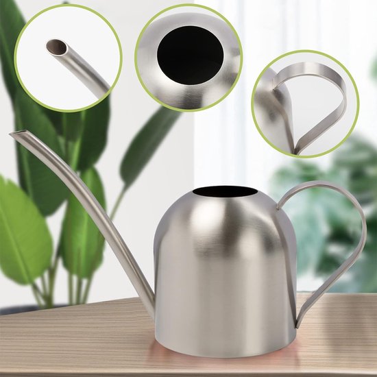 450 ml Gieter Kleine Kamerplanten, Mini Gieter van Metaal met Lange ...