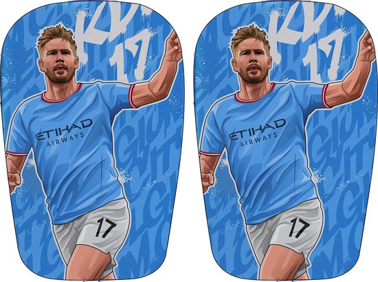 De Bruyne scheenlappen Manchester City - Maat S | bol