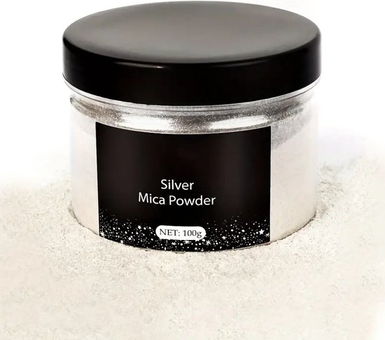 Mica poeder - Zilver - Silver - 100 Gram - Grootverpakking ...
