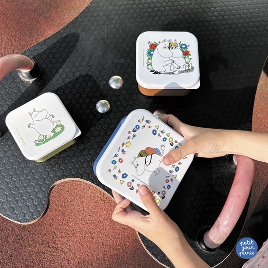 Moomin lunch trommeltjes 3 in elkaar | bol