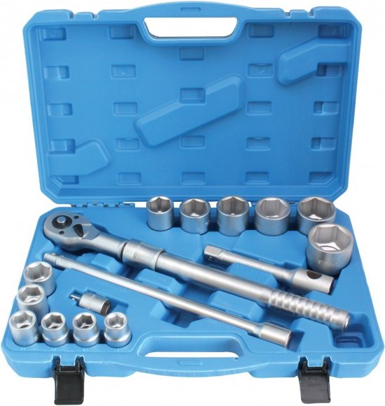 Doppendoos - 16 delig - 3/4 duims - Ratel set - 6 kant - SATRA | bol