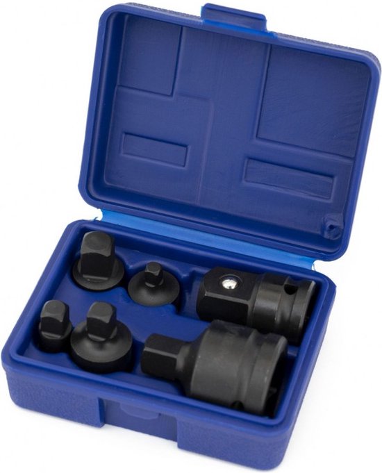 verloopdoppen set 6 delig - kracht verloop dop - verloop dop - adapter ...