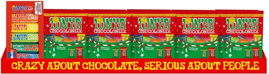 Tony's Chocolonely Kerst Display Chocolade - 44 Kerst items - Tiny Tony ...