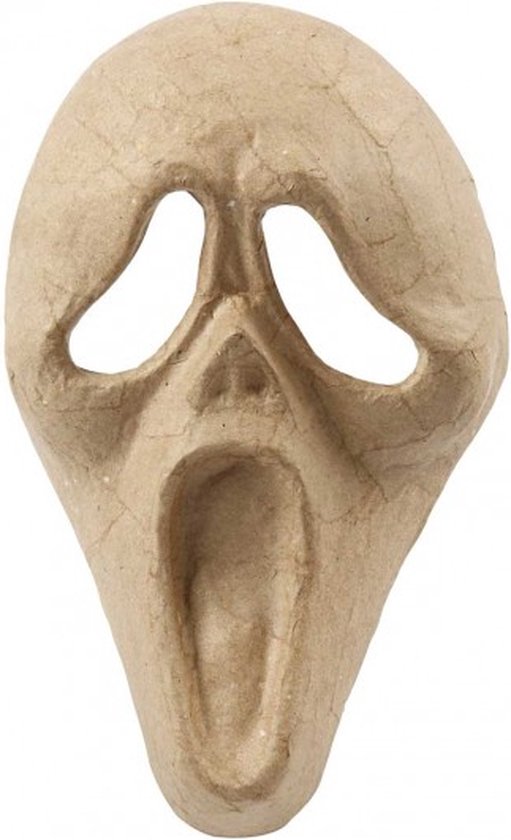 CC Papier Maché Masker Scream 15x25 cm | bol
