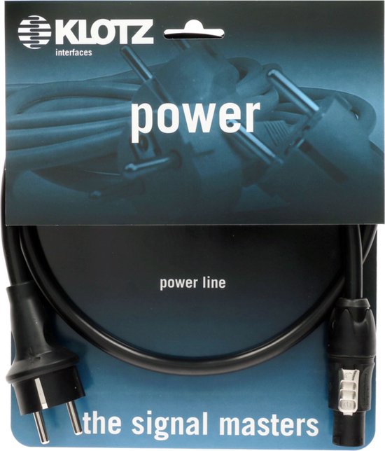 Klotz PCONST0500 Netzkabel 5 m - Voedingskabel | bol