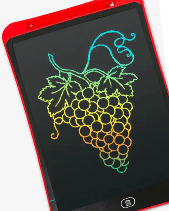 LCD-tekentablet voor kinderen "Rood" 12 inch kleurenscherm ...