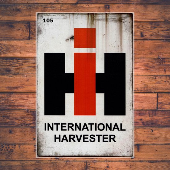 Wandbordje Logo Case International Harvester Trekker | bol