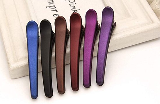 Haarclips, haarklemmen, matte haarspelden, kunststof haarklemmen,... | bol