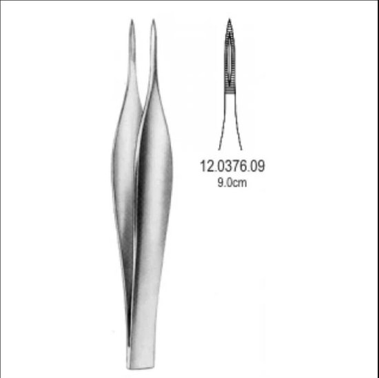Belux surgical Instruments / Feilchenfeld - Splinter pincet 9cm 1+1 ...