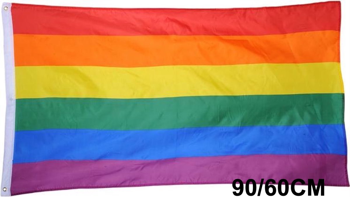 CHPN - Vlag - Regenboogvlag - Pride vlag - Rainbow flag - Pride - LHTBI - Trots -... | bol