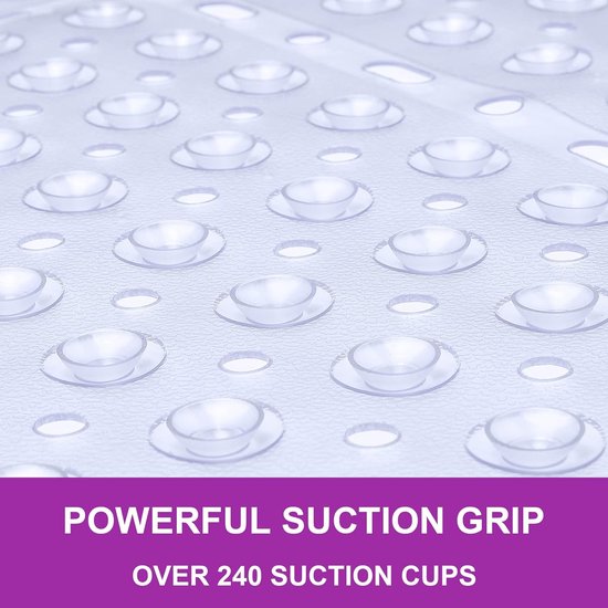 XL Douchematten voor douches, antislip, 70 x 70 cm, badmat en douchemat ...