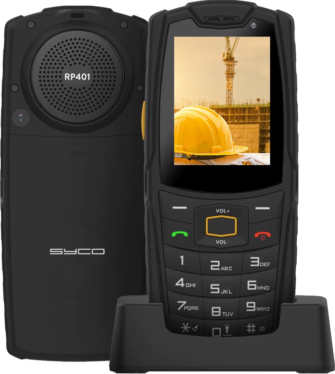 Syco RP-401 - 4G Feature Phone - IP68 Waterproof - Zeer Luid - Dual SIM | bol
