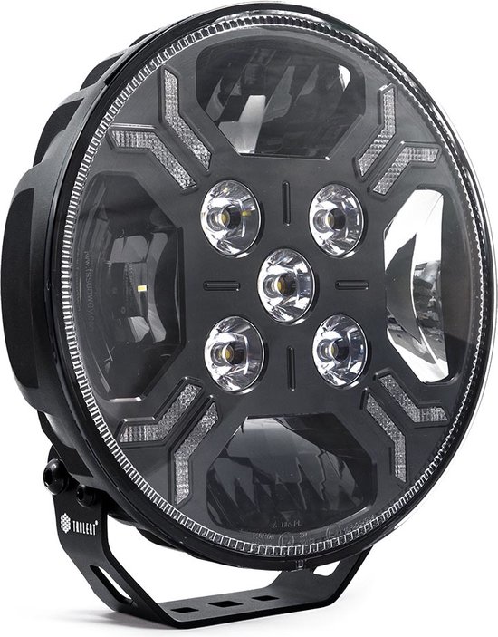 Ypsilon LED verstraler 9LED met positielicht amber/wit en ingebouwde led flitser... | bol