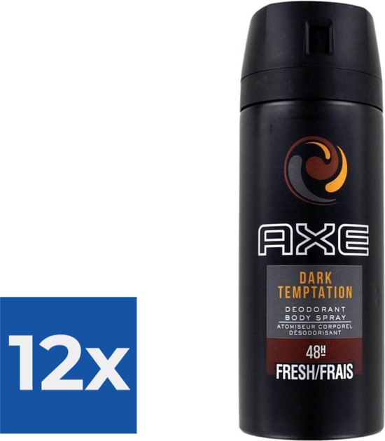 Axe - Deodorant - Spray - Dark Temptation - 48h - 150ml x 12 | bol