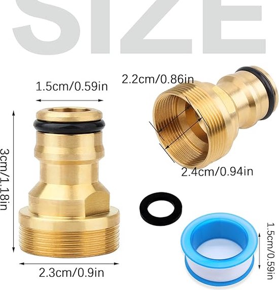 slangkoppeling set / Verdeler Slangkoppeling - HOOGWAARDIGE MATERIALEN ...